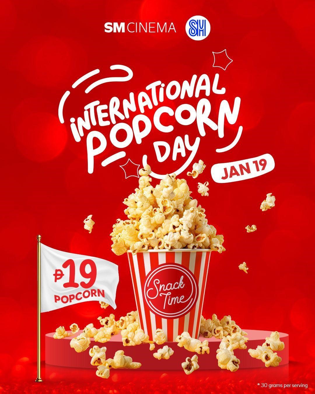 Celebrate Poppin' Fun on International Popcorn Day at SM Cinema – Centro News Online