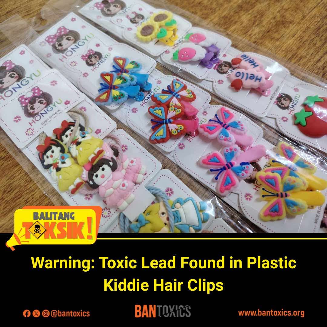 Nakalalason na kemikal matatagpuan sa mga hair clip ng mga bata ...